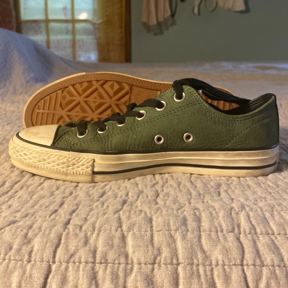 Converse | Shoes | Green Leather Converse Allstar Pro | Poshmark
